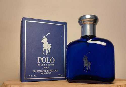 Ralph Lauren Polo Blue EDT 75 мл винтаж 2003 год