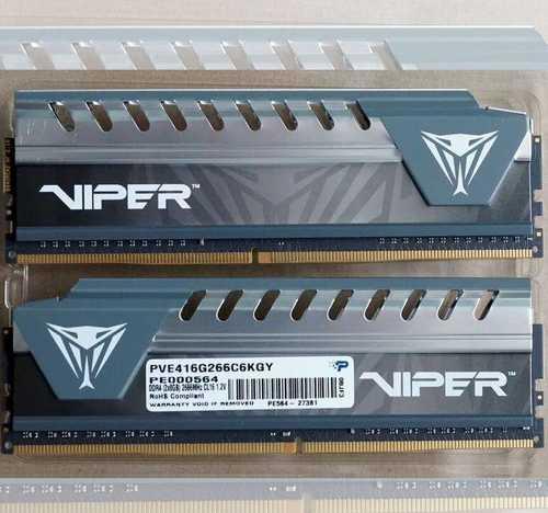 Оперативная память patriot viper elite ddr4 2666