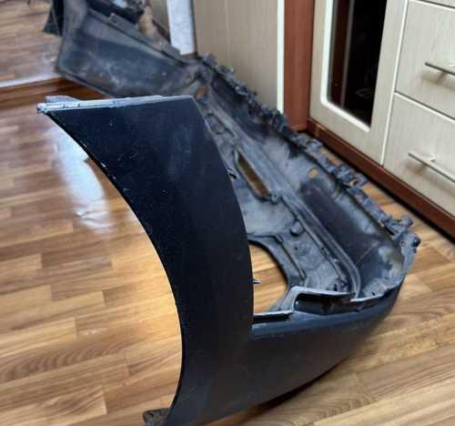 Нижняя юбка бампера с накладкой