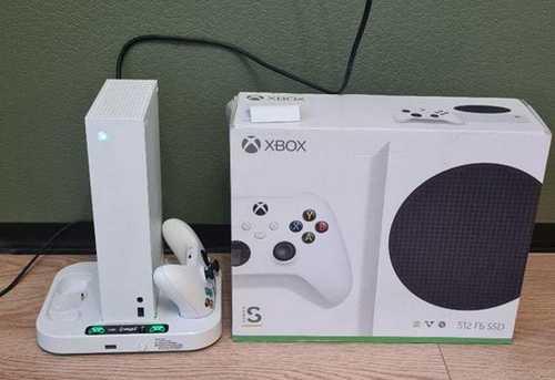 Xbox series S + подставка