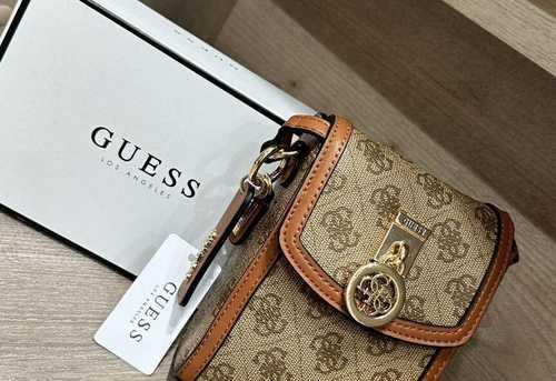 Сумка женская мини для телефона чехол Guess