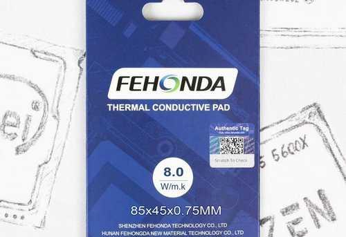 Термопрокладки Fehonda 0.75 мм, 8 Вт 85x45
