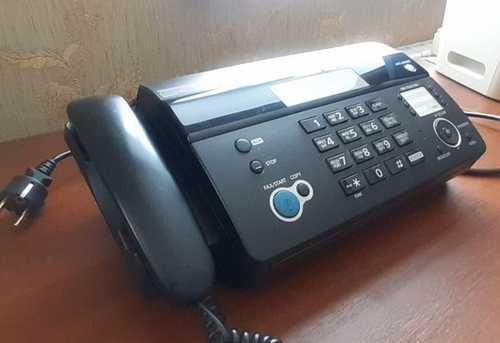 Телефон Факс Panasonic KX-FT982 черный Б/У