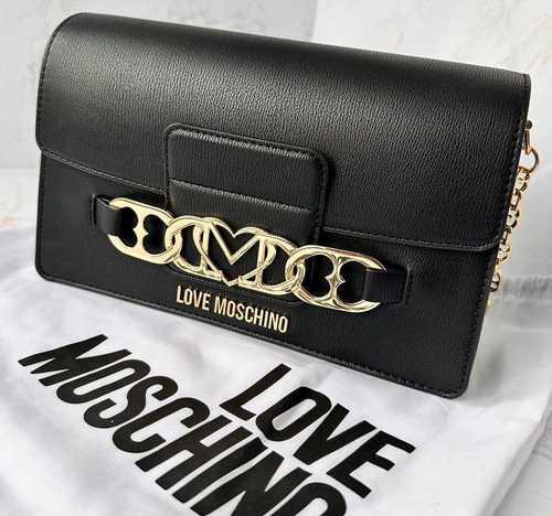 Сумка love moschino черная