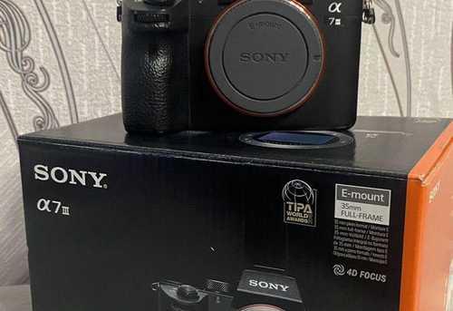 Зеркальный фотоаппарат sony A7m3