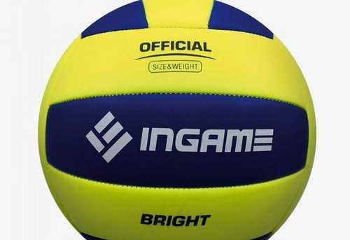 Мяч волейбольный Ingame Bright синий-желтый