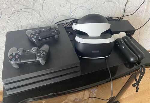 Sony playstation 4 PS4 pro 1tb+ VR