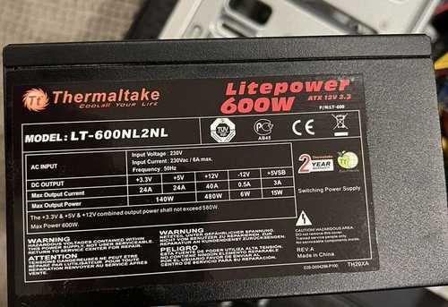 Блок питания 600w termaltake