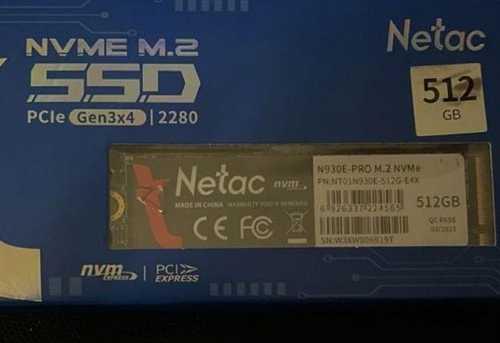 SSD Netac N930E-PRO 500gb