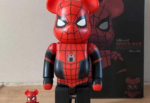 Игрушка Bearbrick Spider-Man (28 см + 7 см)