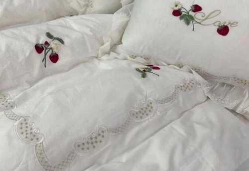 Комплект постельного белья с одеялом Клубничка
