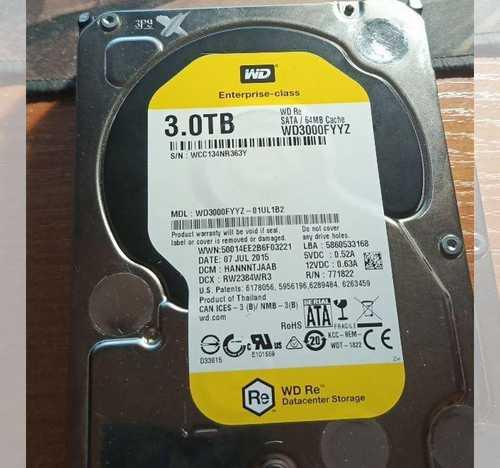 Жесткий диск 3 тб 3.5 western digital