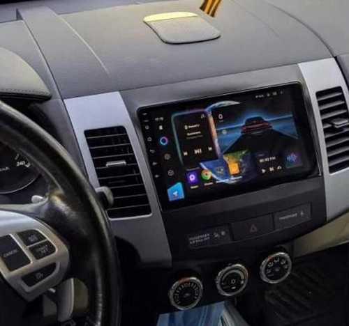 Магнитола Mitsubishi Outlander XL 8 ядер Qled SIM