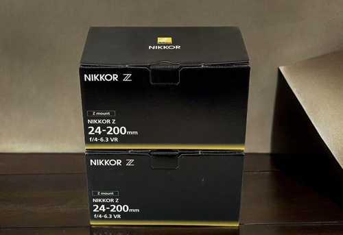 Nikon nikkor Z 24-200mm f/4-6.3 VR (Новый)