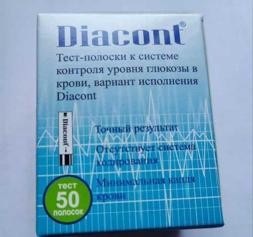 Тест полоски диаконт diacont