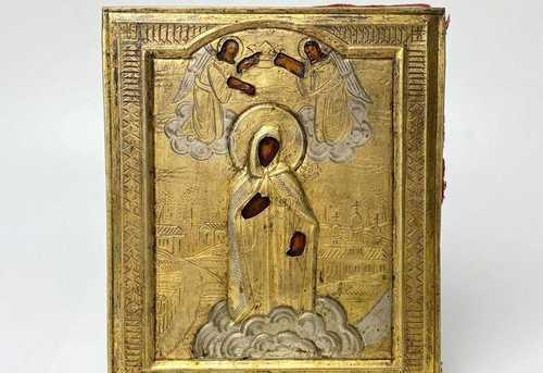 Старинная икона Святой Ефросиньи Полоцкой