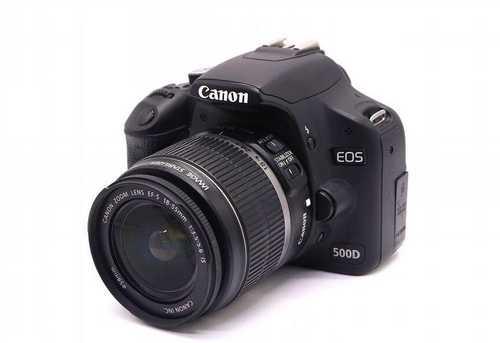 Canon EOS 500D kit (пробег 17115 кадров)