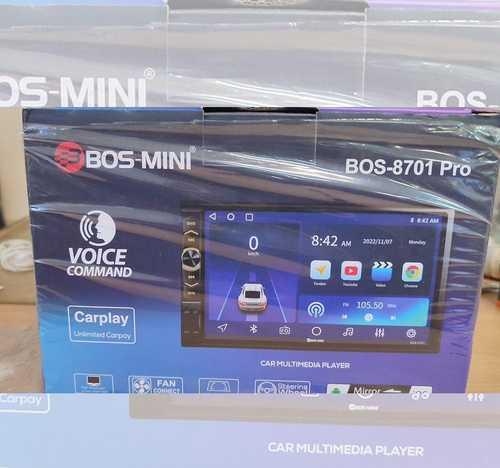 Магнитола 2 din android boss mini 8701