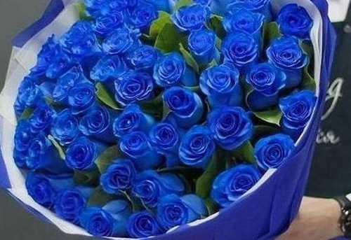 Синие розы Букеты доставка цветов
