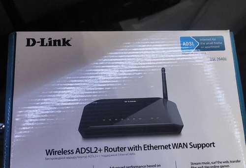 Wifi роутер D-Link DSL-2640U