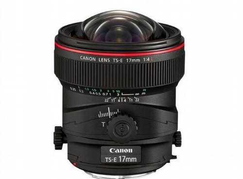 Canon TS-E 17mm f/4L (Новый)