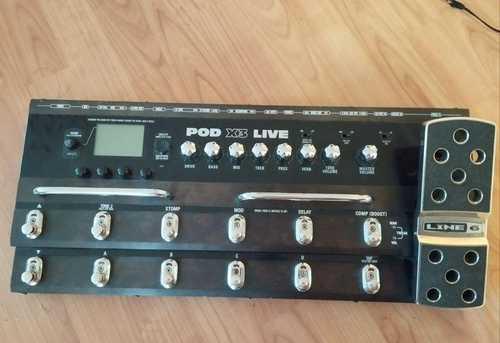 Line 6 POD x3 live гитарный процессор