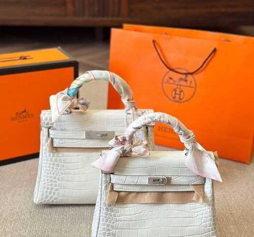 Сумка Hermes kelly натуральная кожа