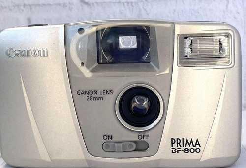 Пленочный фотоаппарат canon prima bf 800