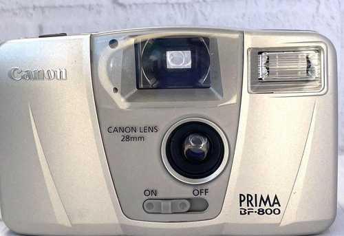 Пленочный фотоаппарат canon prima bf 800