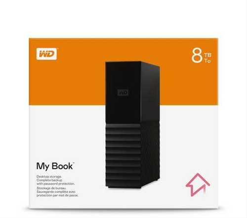 8 тб Внешний HDD WD My Book (wdbbgb0080HBK-eesn)