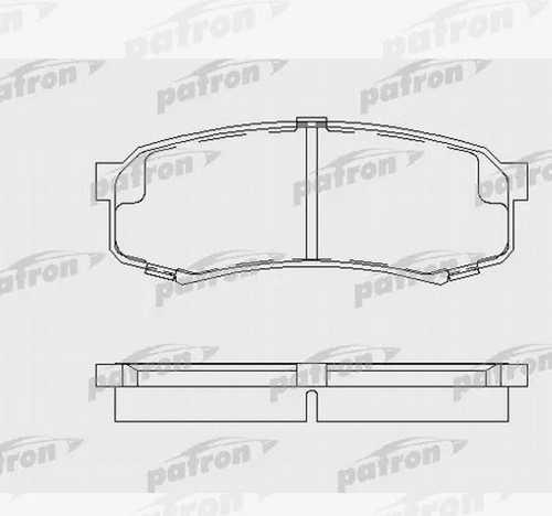 Patron PBP1021 Колодки тормозные дисковые