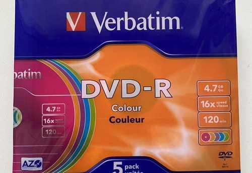 Диски DVD-R Verbatim 4,7 Gb 16xSpeed-120 min