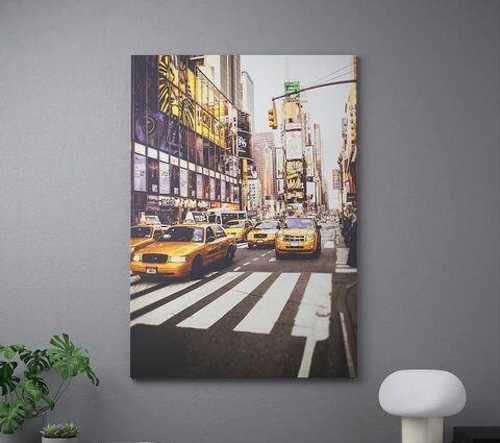 Картина IKEA Пьеттерид Такси Нью Йорка