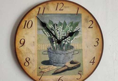 Часы настенные в стиле шебби шик
