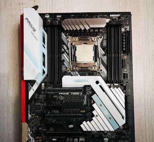 Материнская плата asus prime x299 + i7 7800x