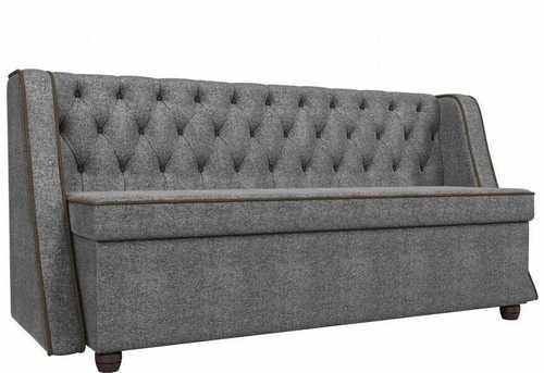 Кухонный прямой диван Лофт, Рогожка, Модель 104560