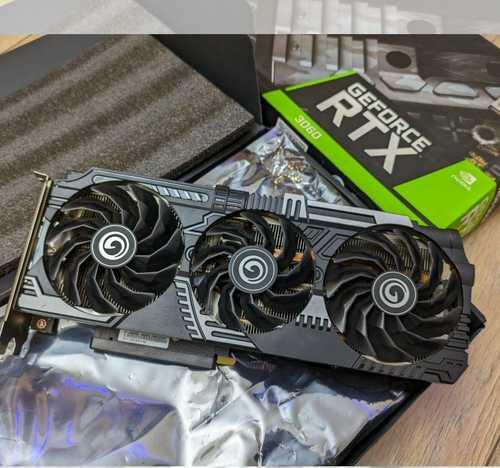 RTX 3060 12 гигов 3 вентилятора