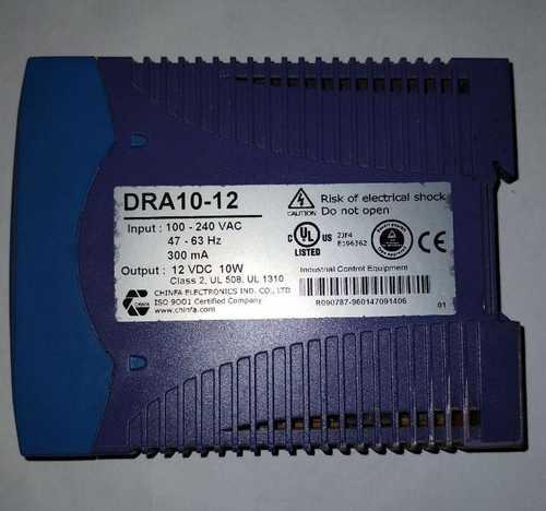 DRA10-12, Блок питания,12В, 10Вт