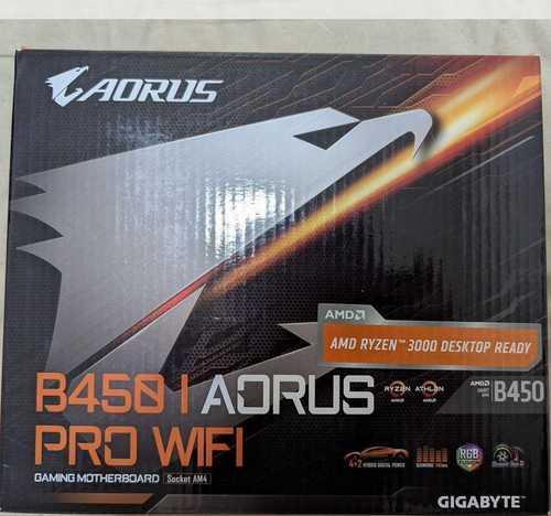 Плата с WiFi 6E — Aorus B450 I Pro WiFi