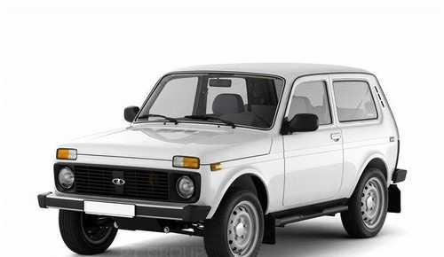 Защита порогов с накладками на LADA 4х4 2121