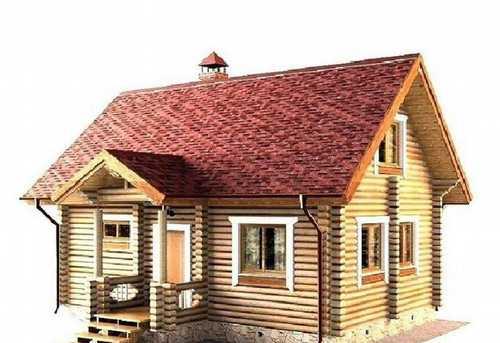 Сруб дома бани 5,4*8 из бревна
