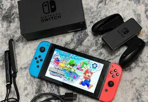 Nintendo Switch 2rev Чип+128gb+Игры