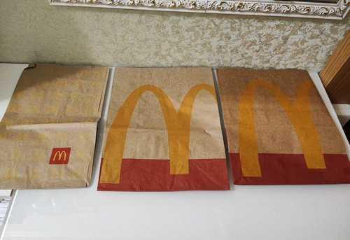 Оригинальный пакет McDonalds макдональдс