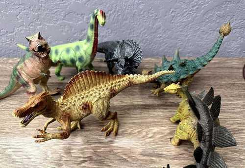 Динозавры большие фигурки набор 6 штук