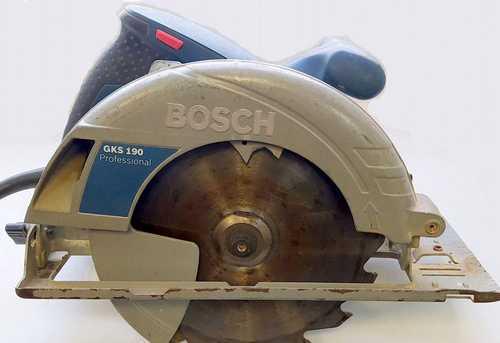 Дисковая пила bosch GKS 190