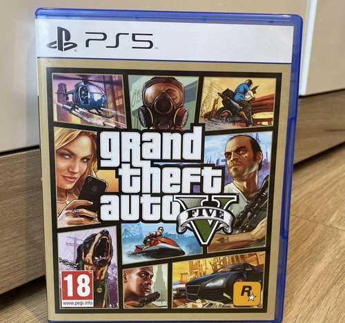 Диск ps5 gta гта grand theft auto