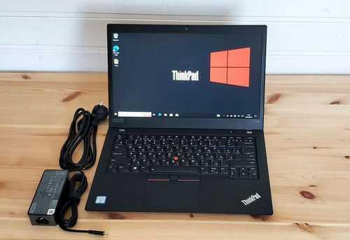 Ноутбук 14" Lenovo ThinkPad T490, 256 ГБ, Core i5-8365U, RAM 16 ГБ, Intel UHD Graphics