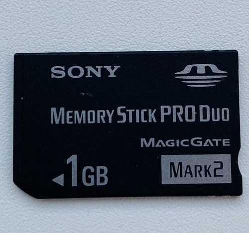 Оригинальная карта Sony Memori Stick 1 гб