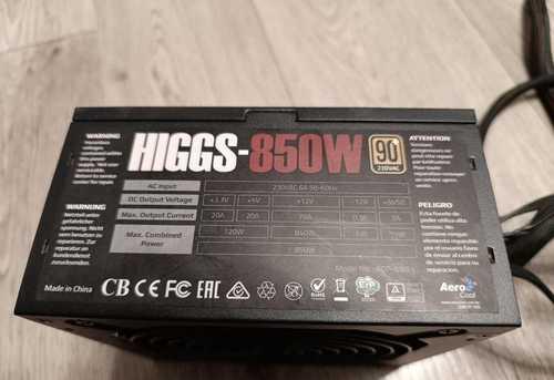 Блок питания aerocool higgs 850w