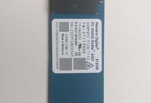 Western Digital PC SN530 NVMe SSD 512GB